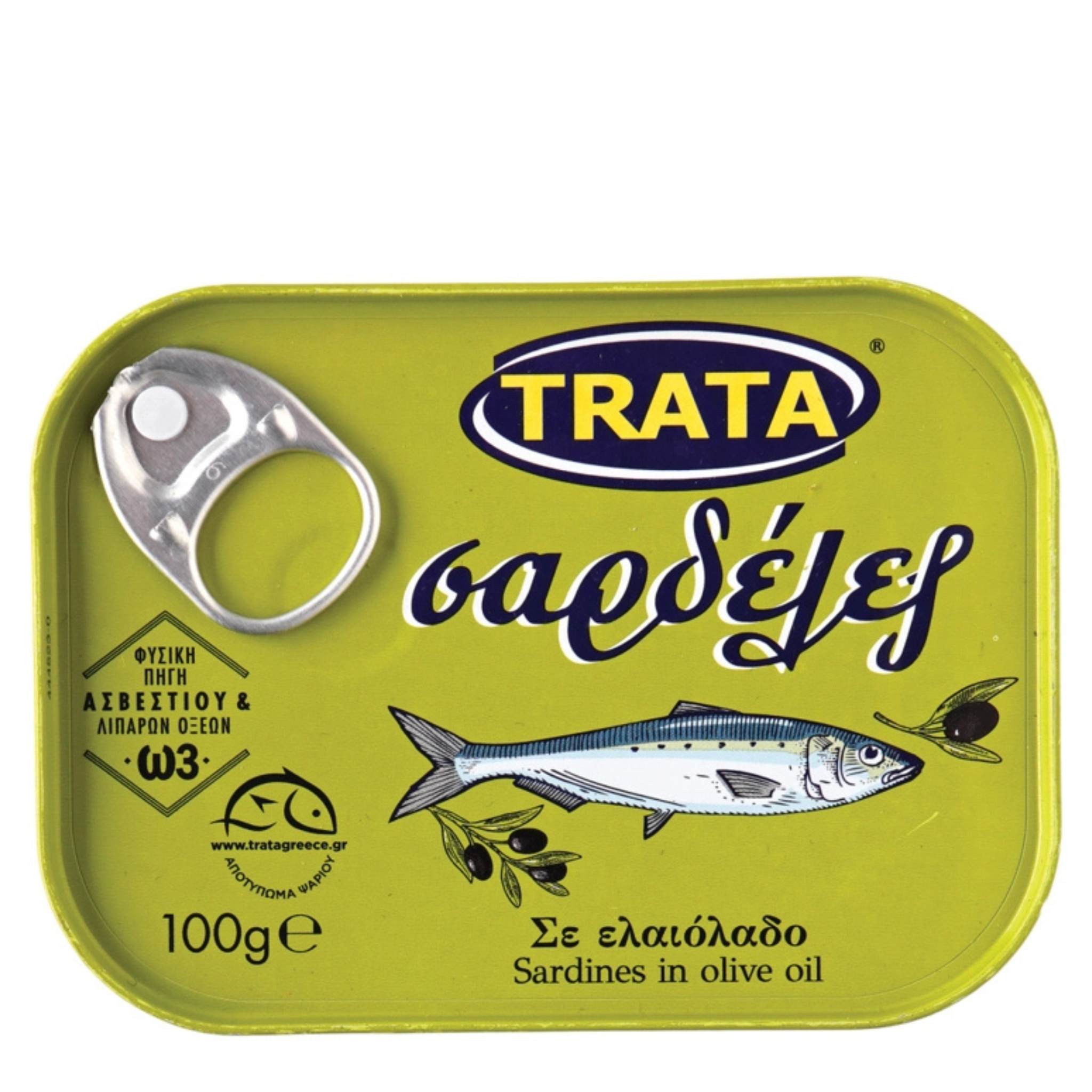 TRATA Grekiska Sardiner i Olivolja 100 g – Delihem
